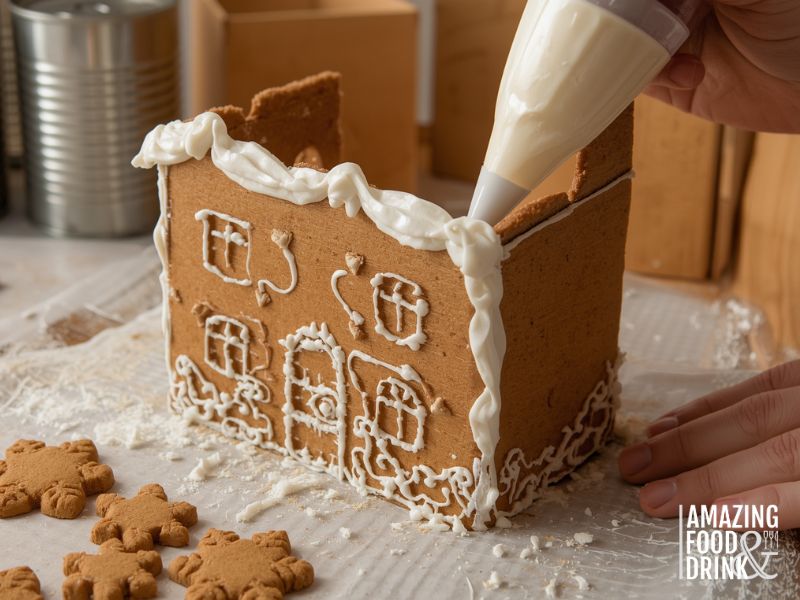 Perfect Eggless Royal Icing Recipe for Gingerbread Houses