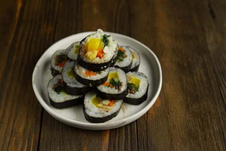 Traditional Korean Gimbap: Fresh & Flavourful Rolls