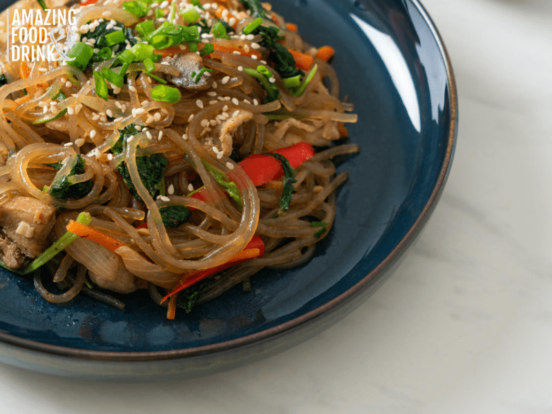 How to Make Authentic Korean Japchae - Amazing Food & Drink