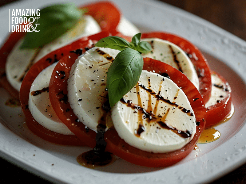 Best Classic Caprese Salad Recipe with Mozzarella and Basil