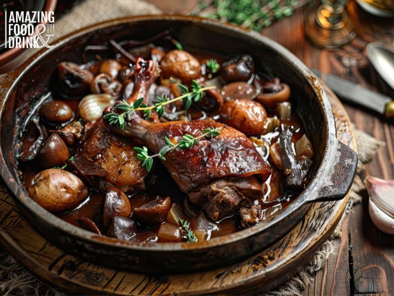 Classic French Coq au Vin Recipe - Amazing Food & Drink