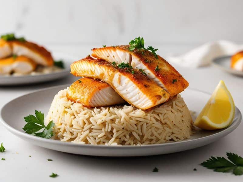 Baked Fish Sayadeya: An Egyptian Coastal Dish