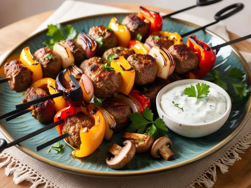 Kofta Kebabs: Spiced Ground Meat Skewers