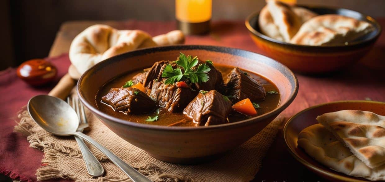 Egyptian Kamounia: Hearty Beef Stew with Cumin