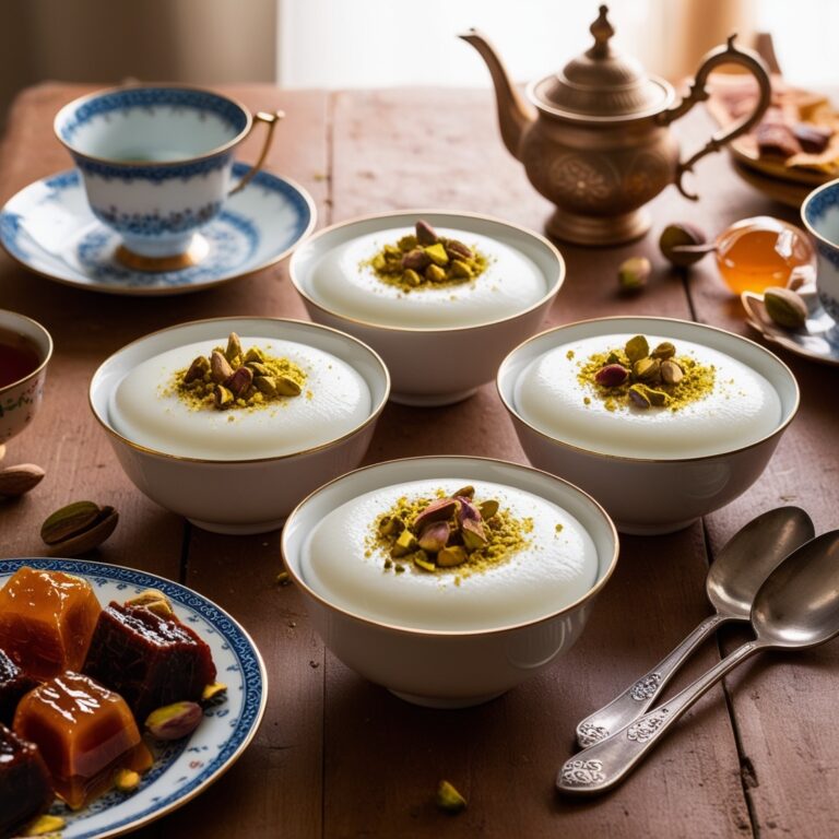 Best Recipe for Turkish Mastic Pudding (Sakızlı Muhallebi)
