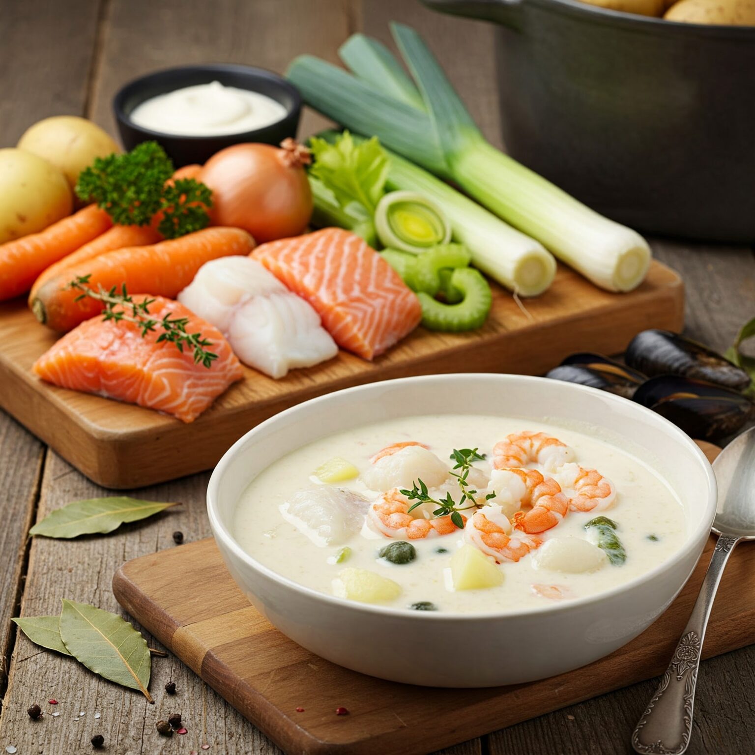Best Creamy Irish Seafood Chowder Recipe with Fresh Fish