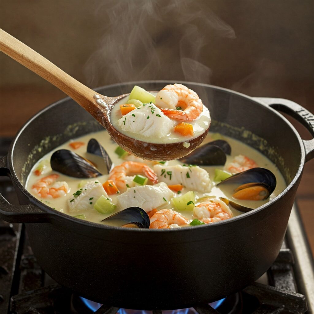 Best Creamy Irish Seafood Chowder Recipe with Fresh Fish