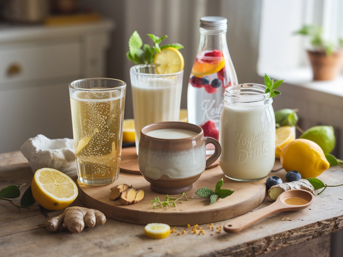5 Easy Probiotic Drink Recipes for Gut Health & Immunity