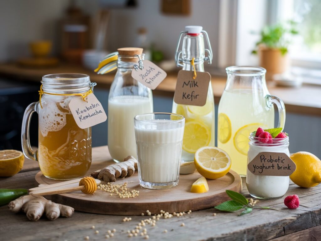 5 Easy Probiotic Drink Recipes for Gut Health & Immunity