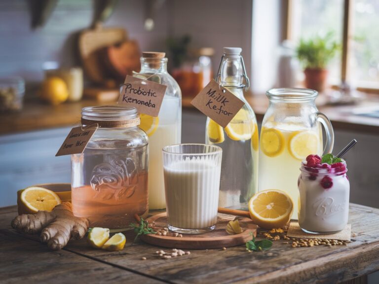 5 Easy Probiotic Drink Recipes for Gut Health & Immunity
