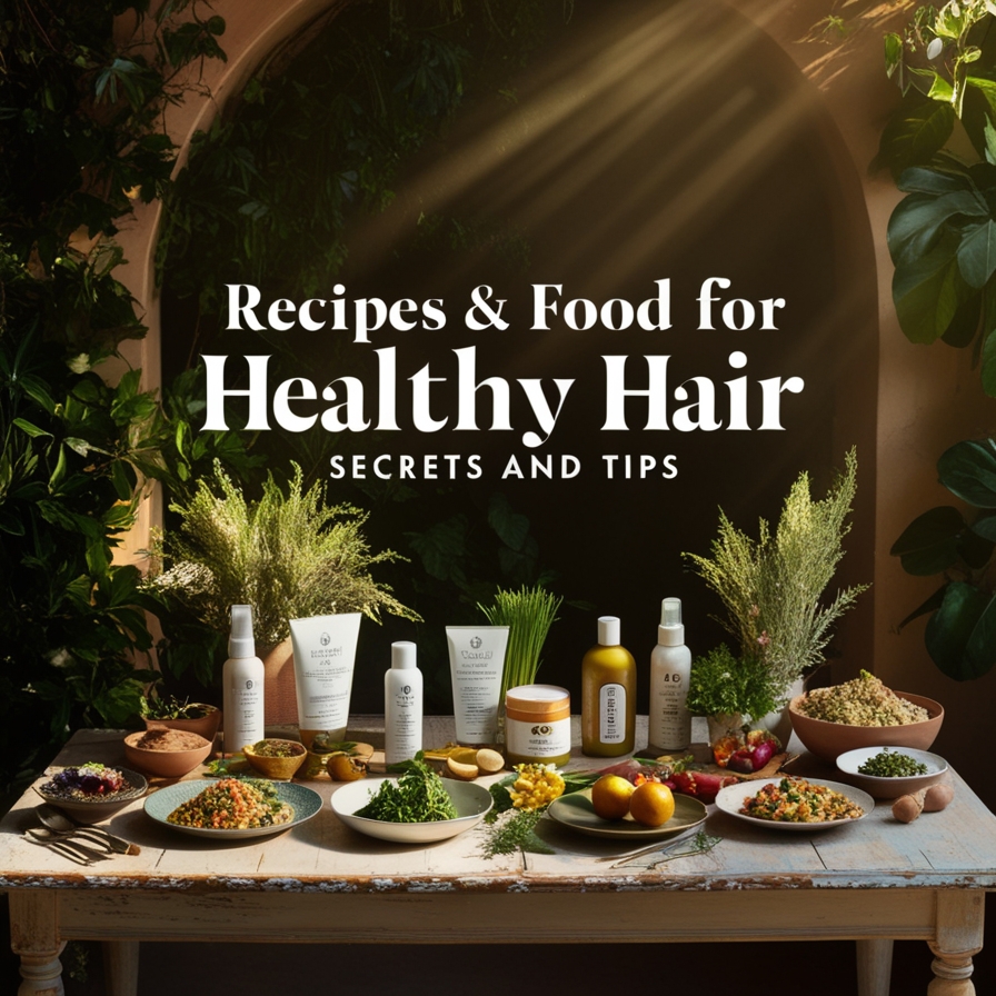 Recipes & Food for Healthy Hair: Secrets and Tips