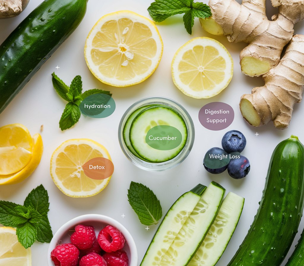 4 Refreshing Cucumber Water Recipes for Hydration & Wellness