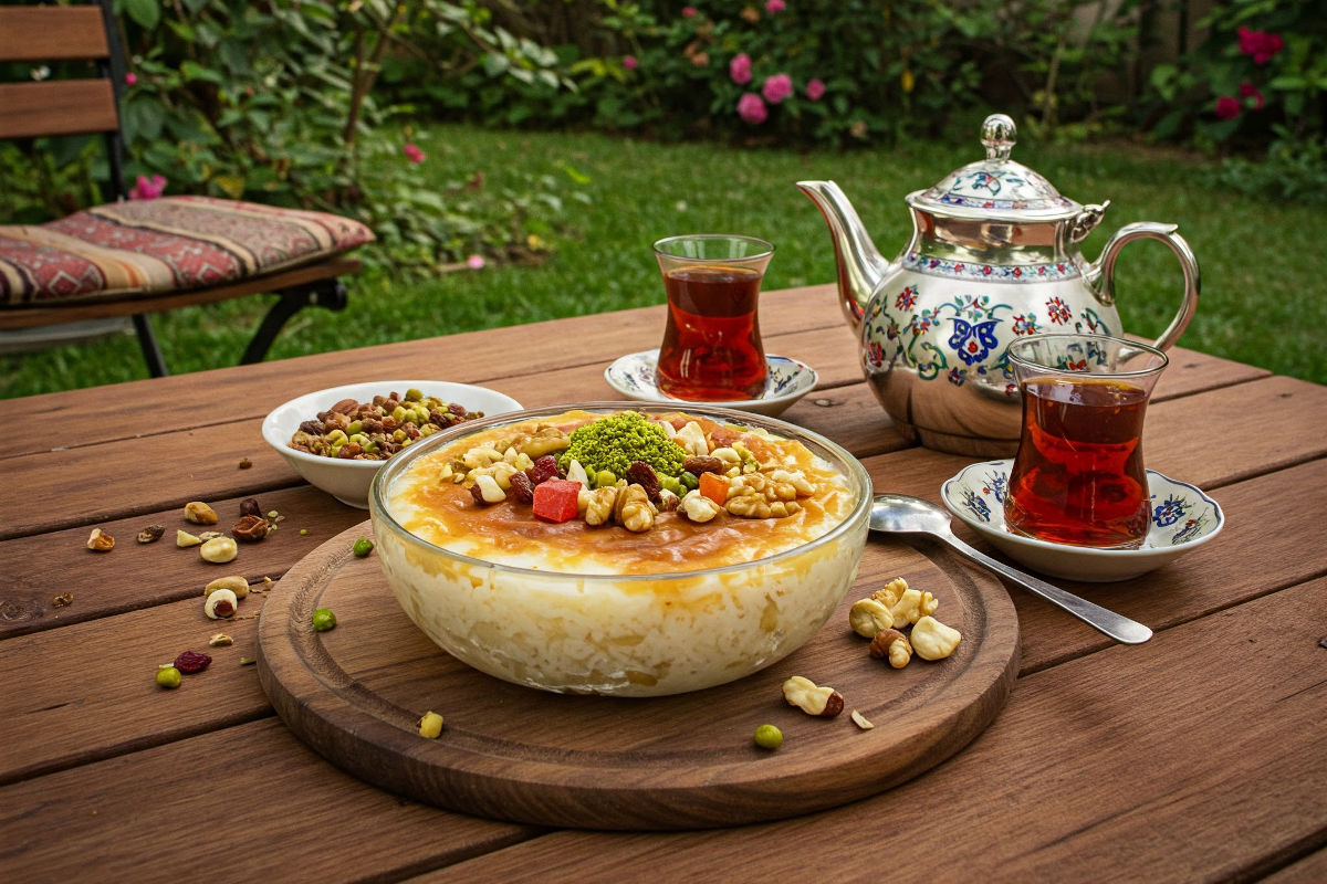 Turkish Zerde Pudding: Sweet and Authentic Dessert