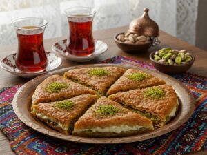 Authentic Turkish Katmer: Flaky Sweet Pastry Recipe