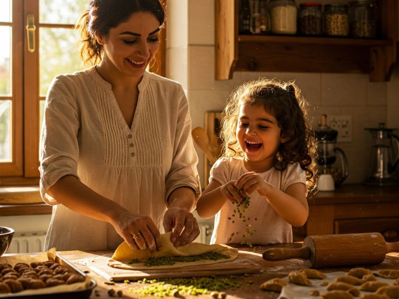 Authentic Turkish Katmer: Flaky Sweet Pastry Recipe