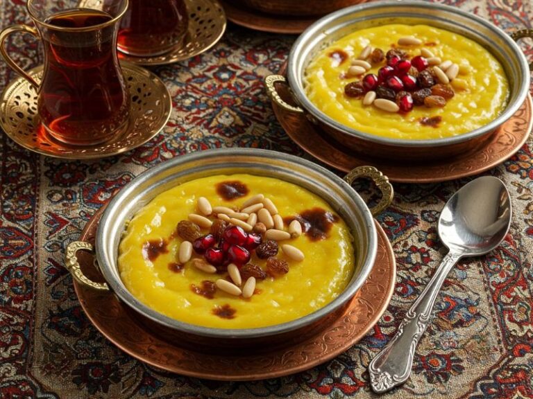 Turkish Zerde Pudding: Sweet and Authentic Dessert