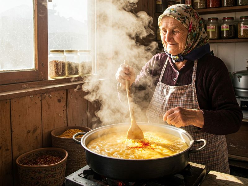 Turkish Zerde Pudding: Sweet and Authentic Dessert