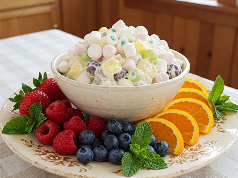 Frog Eye Salad Recipe: Sweet and Creamy American Classic