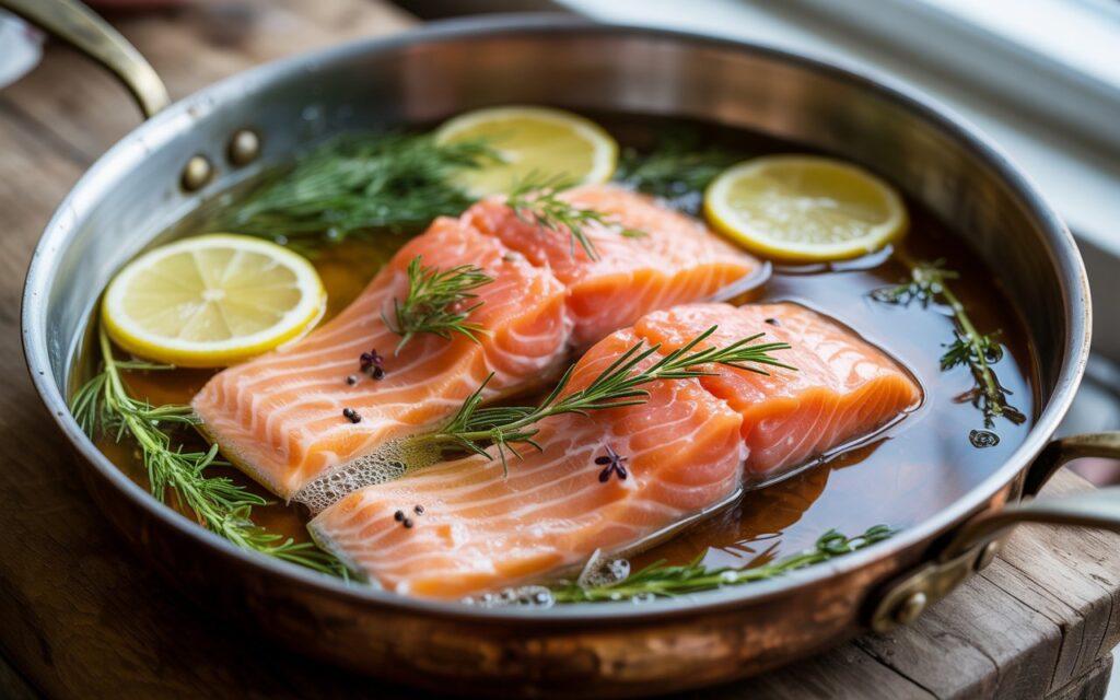 Perfect Poached Salmon: Tender, Healthy & Delicious Recipe