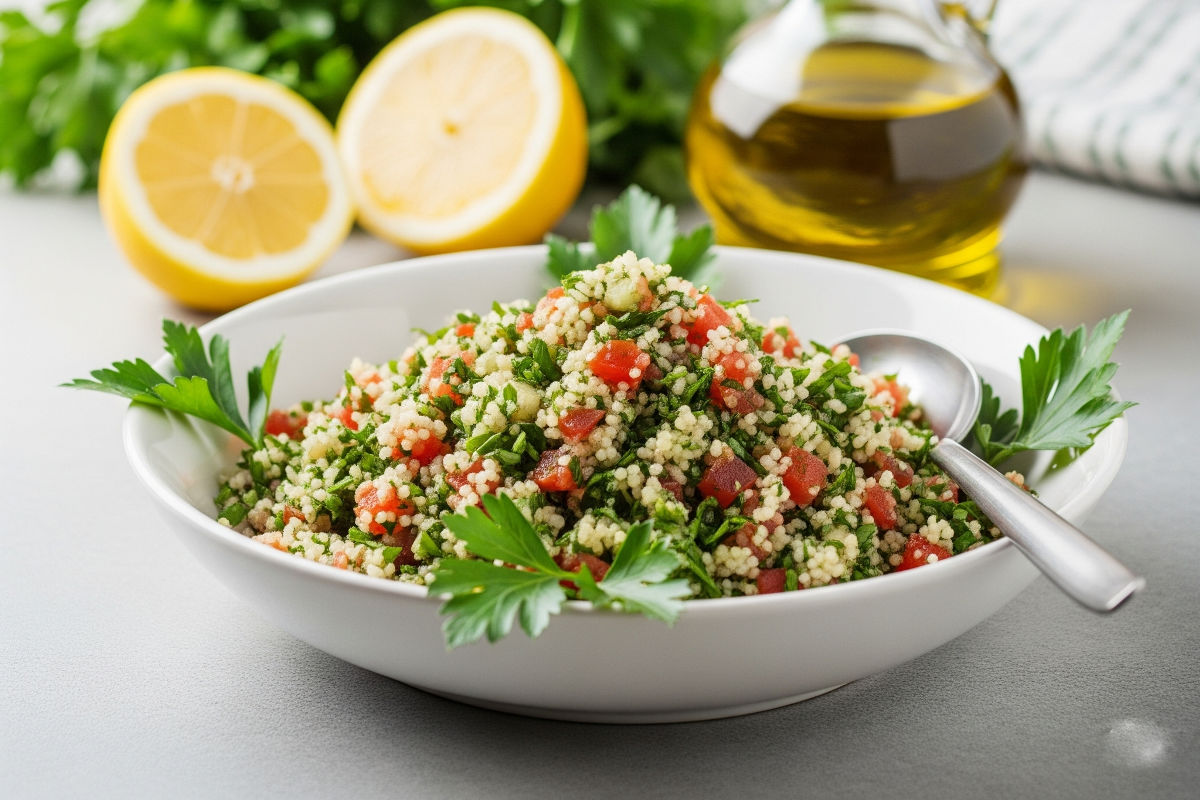 Authentic Lebanese Tabbouleh Recipe (Traditional Herb Salad)