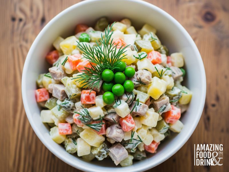 Olivier Salad Recipe: Traditional and Delicious Russian Dish