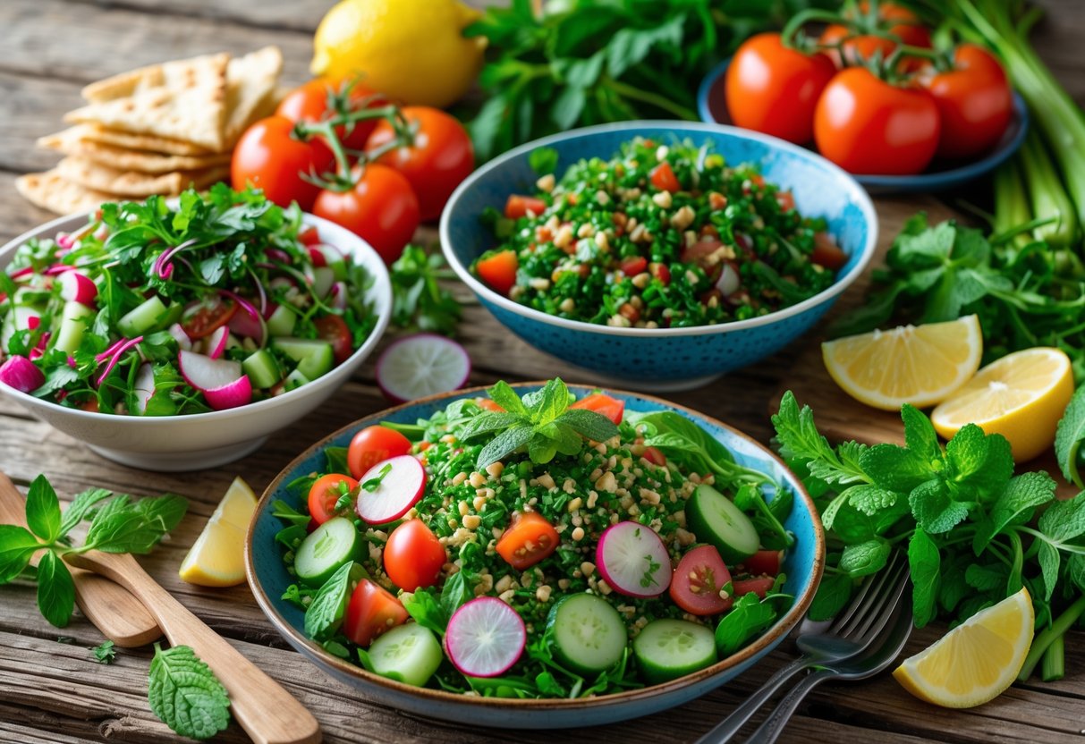 Levantine Salads: Fattoush, Tabbouleh, and the Fresh Vegetable ...