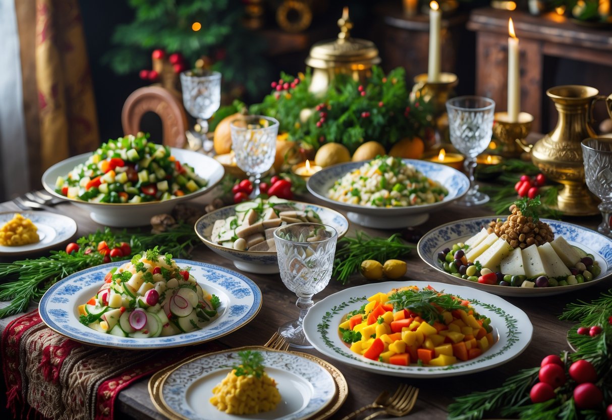 Russian Salads: olivier, shuba, vinegret and the Celebration Table ...