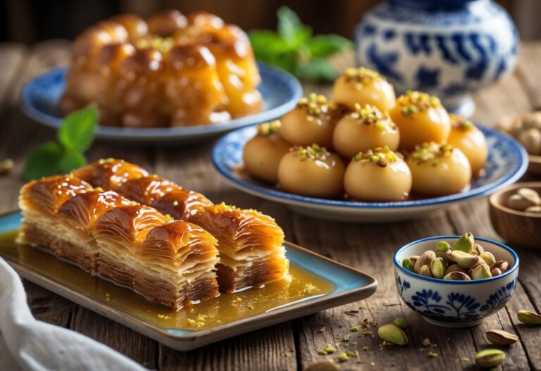 Greek Desserts: Baklava, Galaktoboureko, Loukoumades and Sweet ...