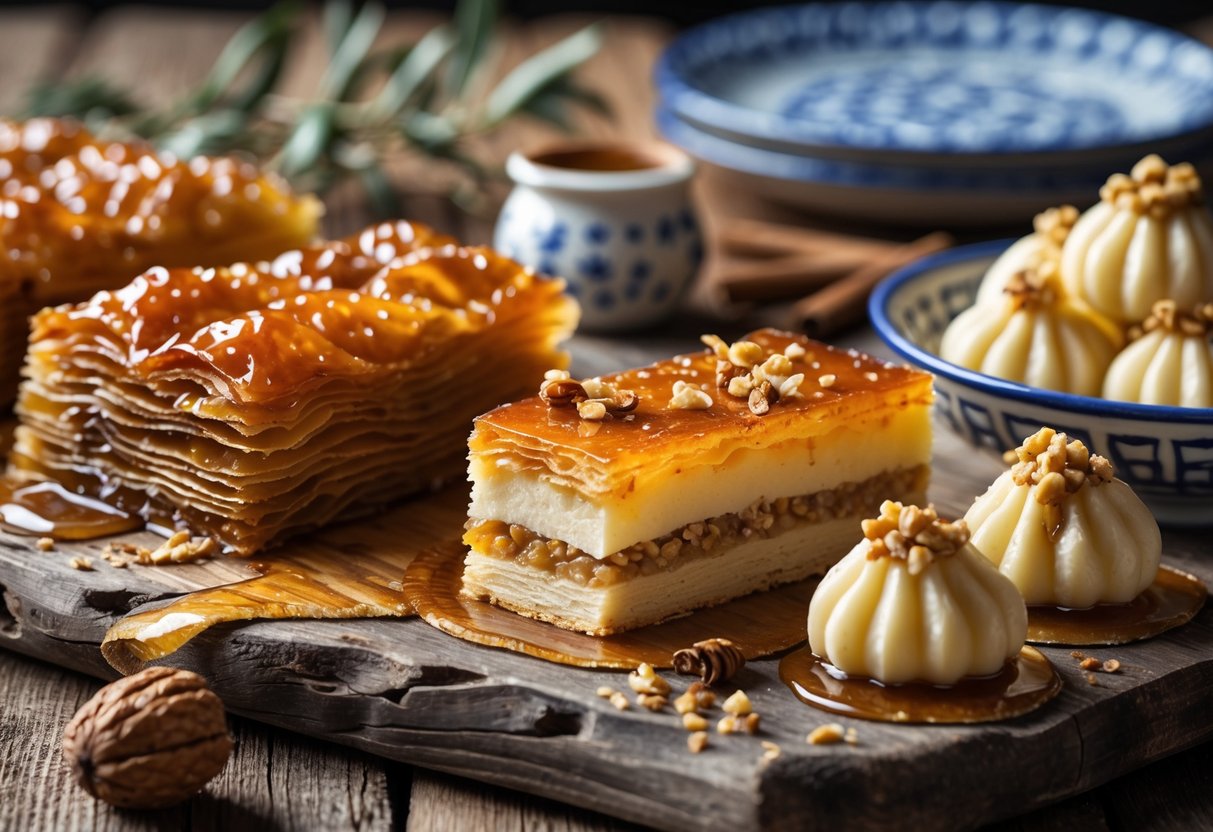 Greek Desserts: Baklava, Galaktoboureko, Loukoumades and Sweet ...