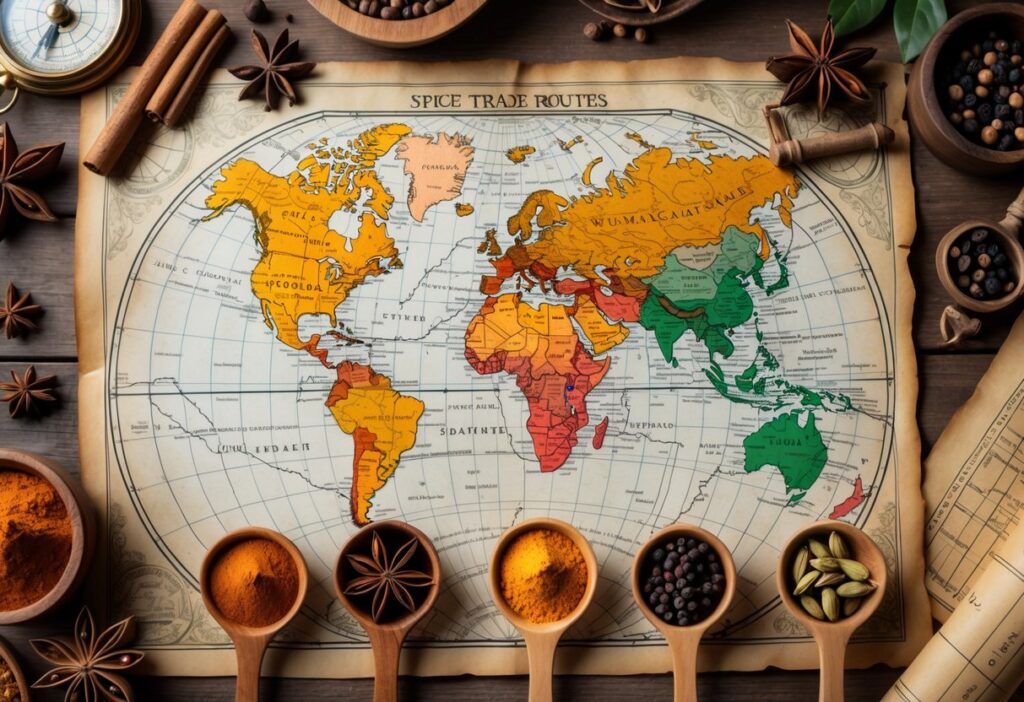 History of Spices: Trade Routes That Shaped Ancient Cuisine - Amazing ...