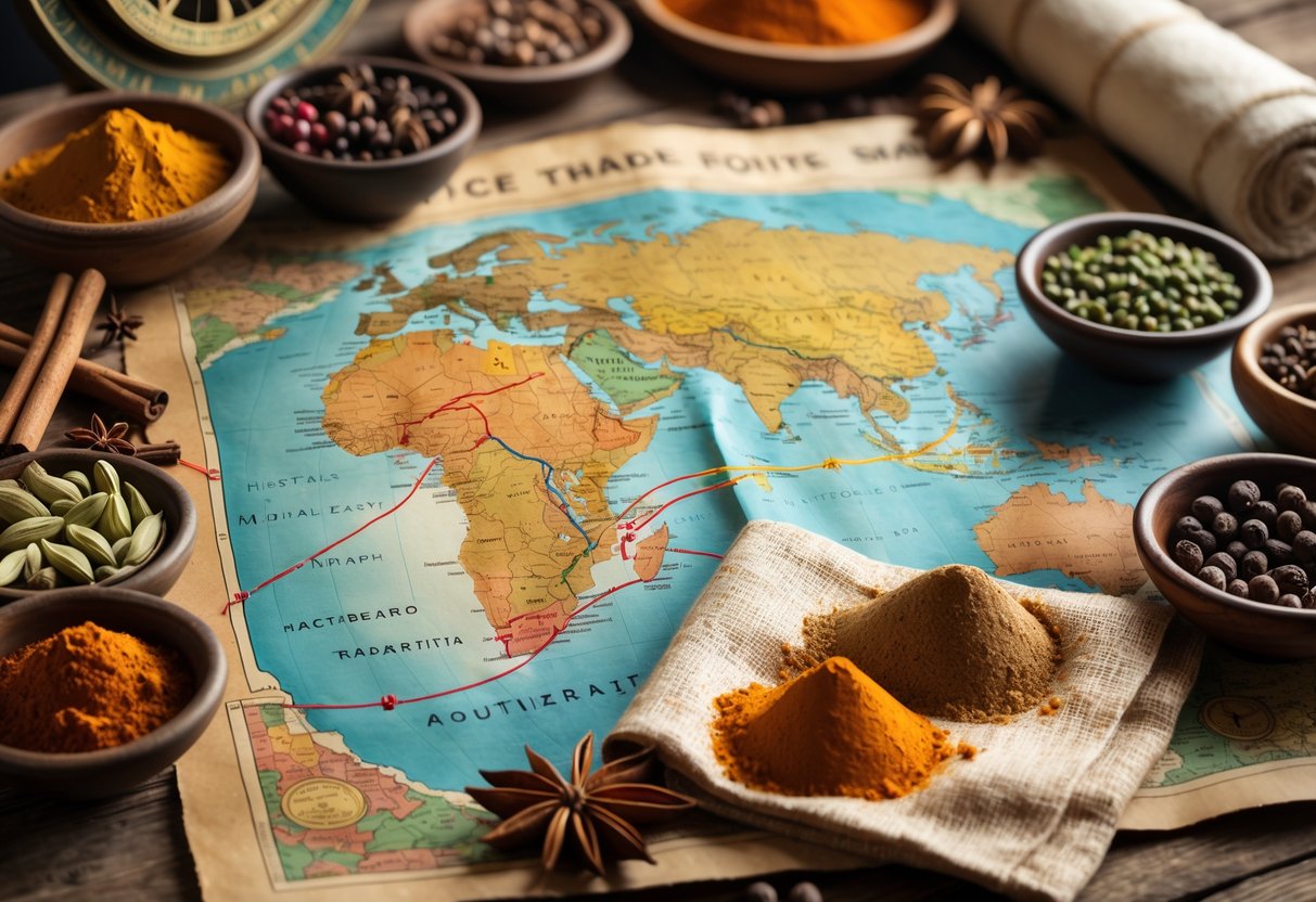 History of Spices: Trade Routes That Shaped Ancient Cuisine - Amazing ...