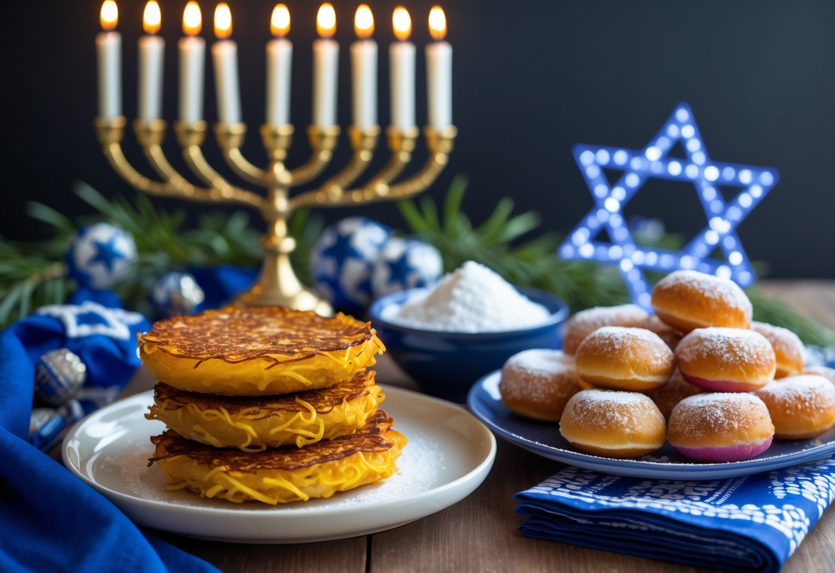 Hanukkah Food Traditions: Latkes, Sufganiyot & The Festive Table ...