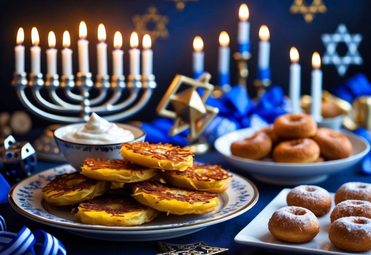 Hanukkah Food Traditions: Latkes, Sufganiyot & The Festive Table ...